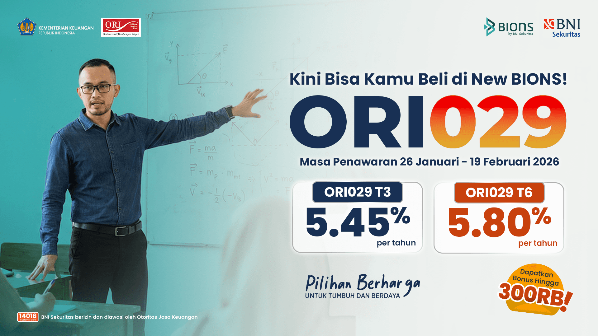 ORI029 Jadi SBN Pertama di 2026, Tawarkan Investasi dengan Imbal Hasil ...